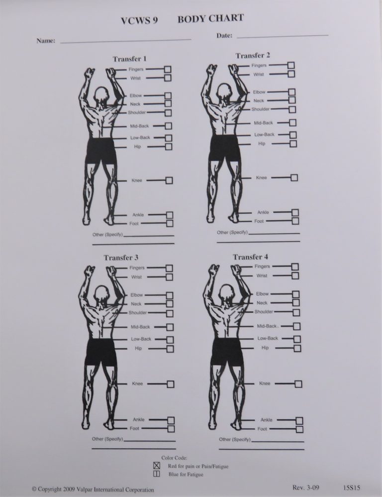 15S15 Body Position Chart - Bases of Virginia